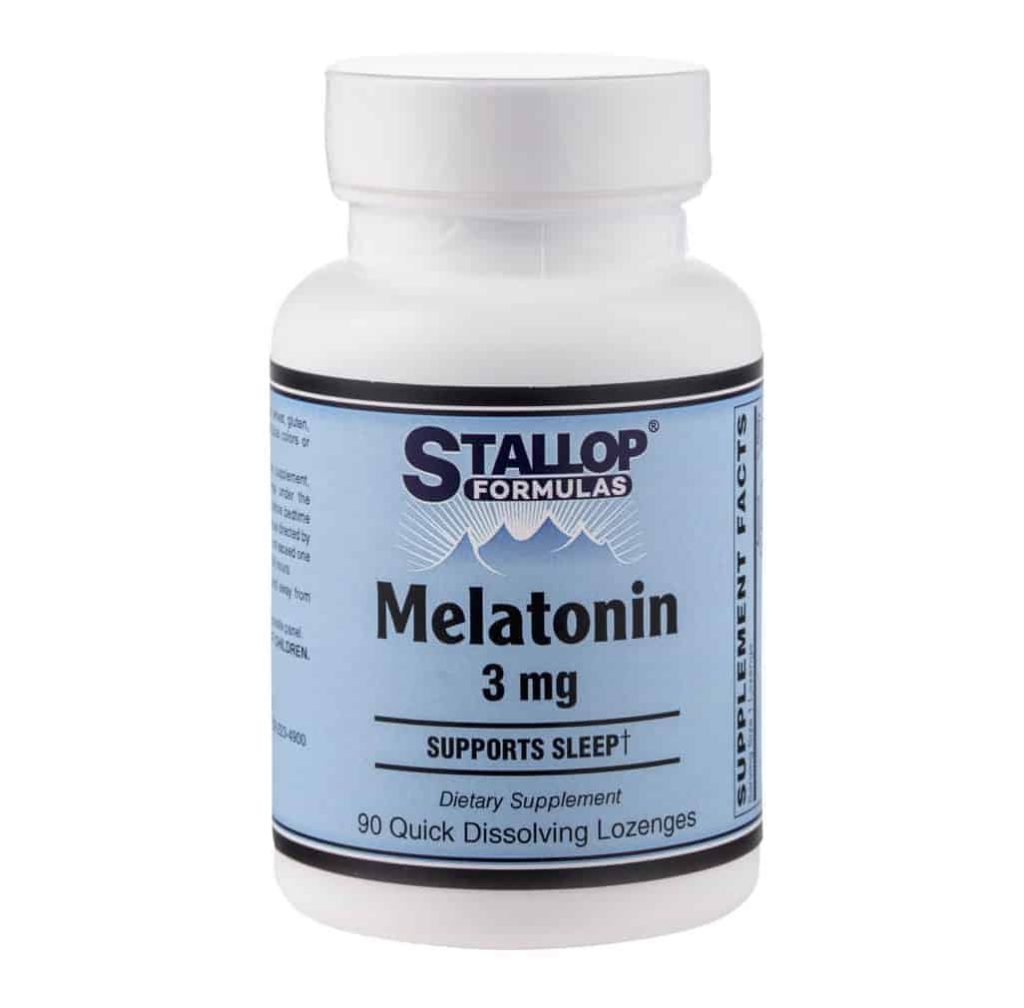 3mg Melatonin Lozenges: Sleep & Jet Lag Support † | Stallop Formulas®