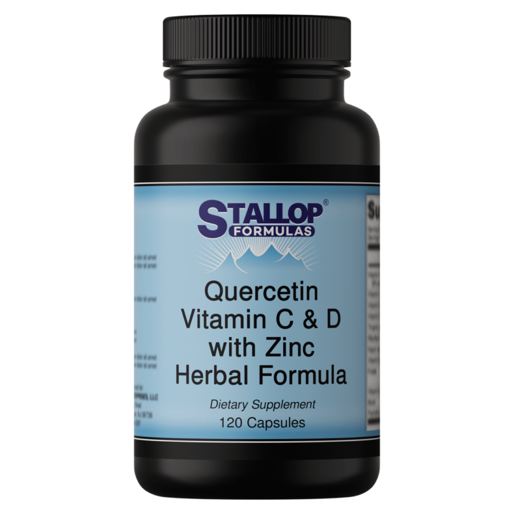 Quercetin Vitamin C & D w/ Zinc Herbal Formula Capsules | Stallop Formulas®