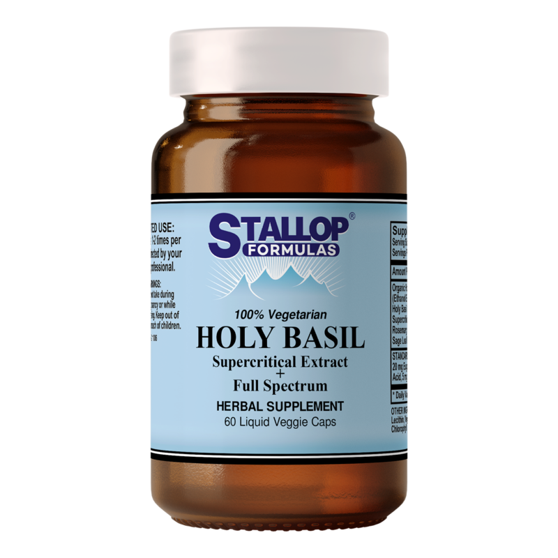 Holy Basil Herbal Supplement Liquid Capsules | Stallop Formulas®