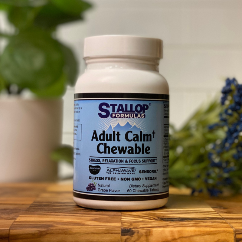 Adult Calm Chewable for Relaxation Support† | Stallop Formulas®
